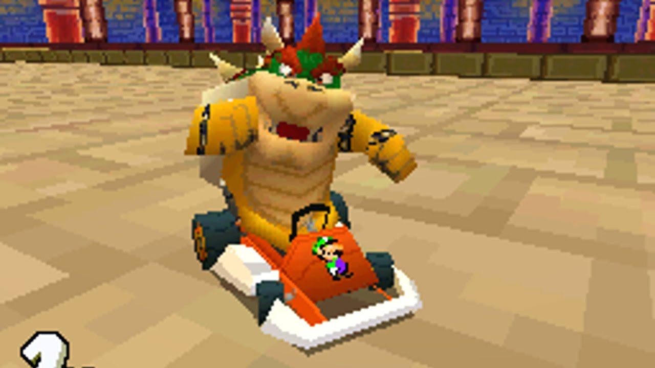 Mario Kart DS - Bowser Castle 2 - YouTube