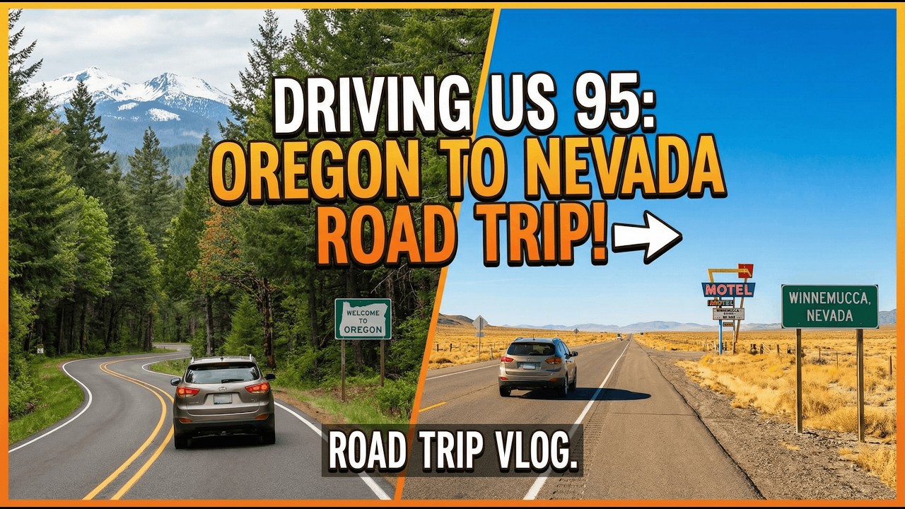 Driving on US 95 from Oregon to Winnemucca, Nevada - YouTube