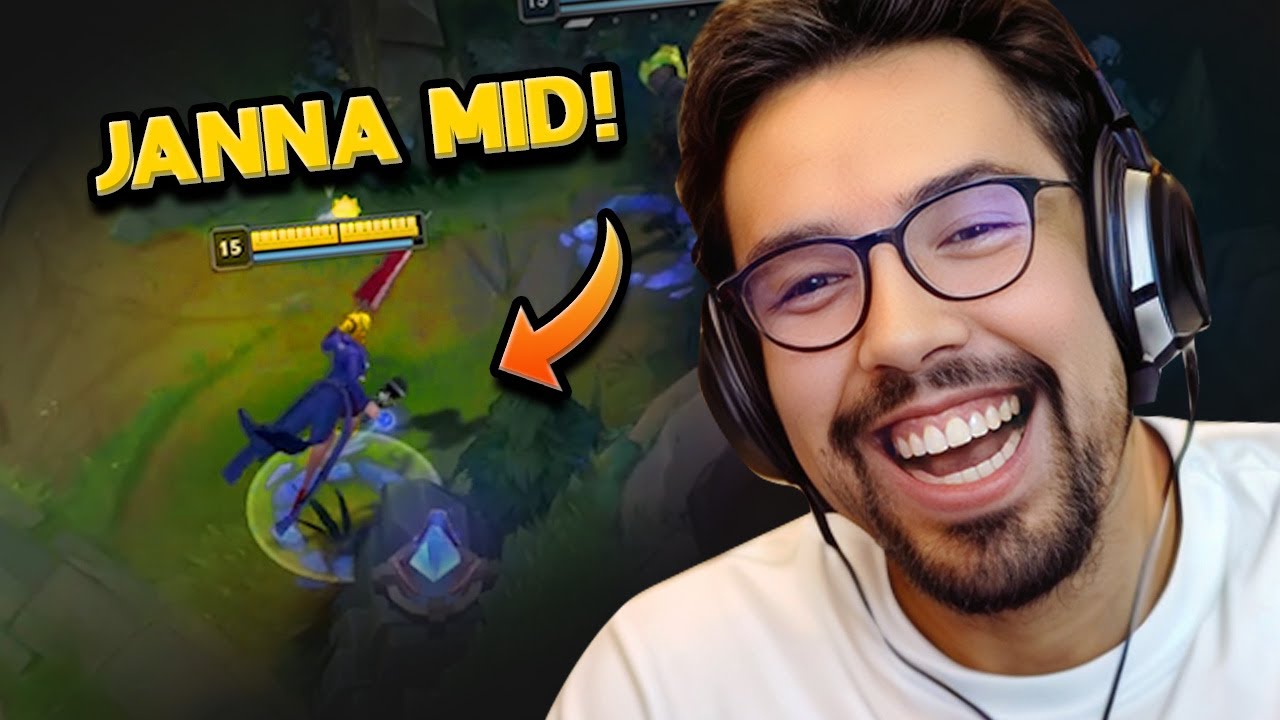 JANNA MID, CONFIA! | LEAGUE OF LEGENDS - YouTube