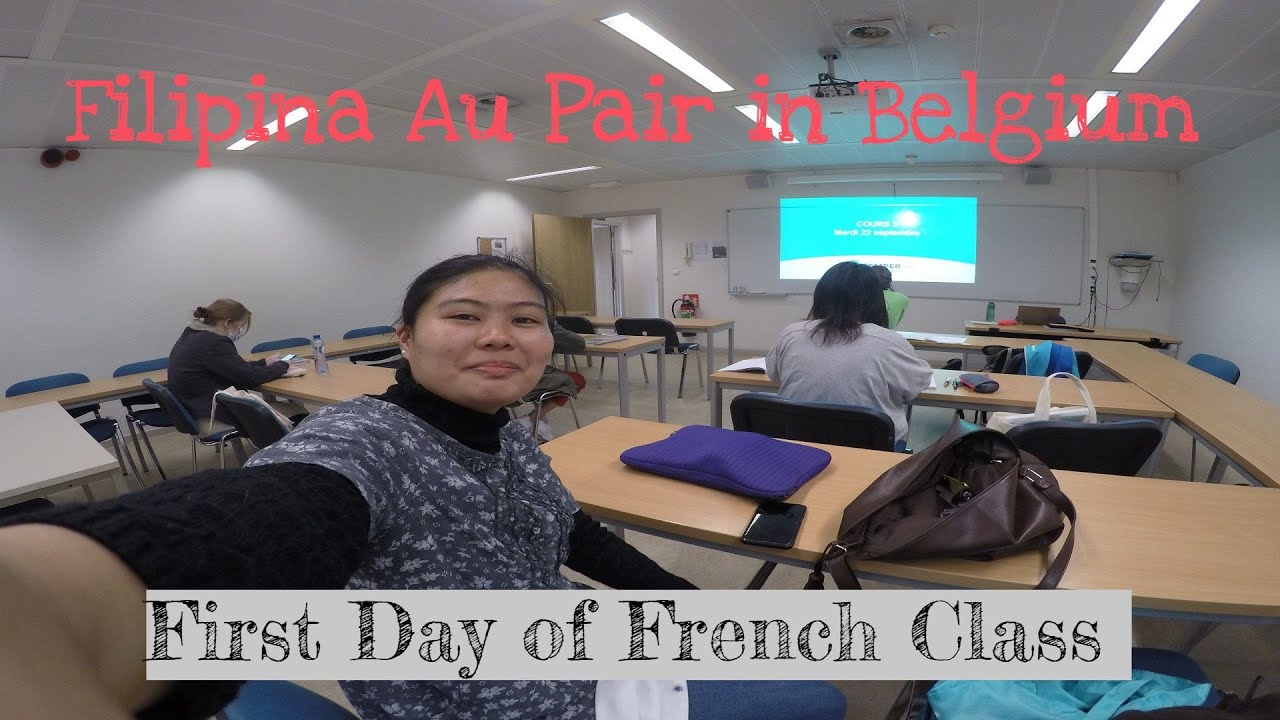 First Day of French Class | Filipina Au Pair in Belgium - YouTube