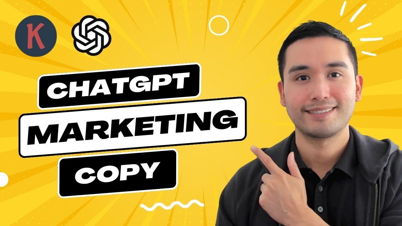 How To Create Marketing Copy Using Copywriting Frameworks With ChatGPT - YouTube