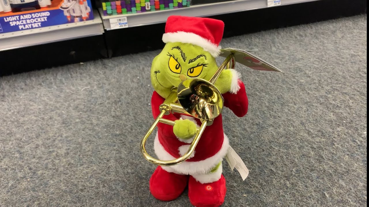 Gemmy 2025 Christmas Dr Seuss’s The Grinch Animated Musical Plush with ...