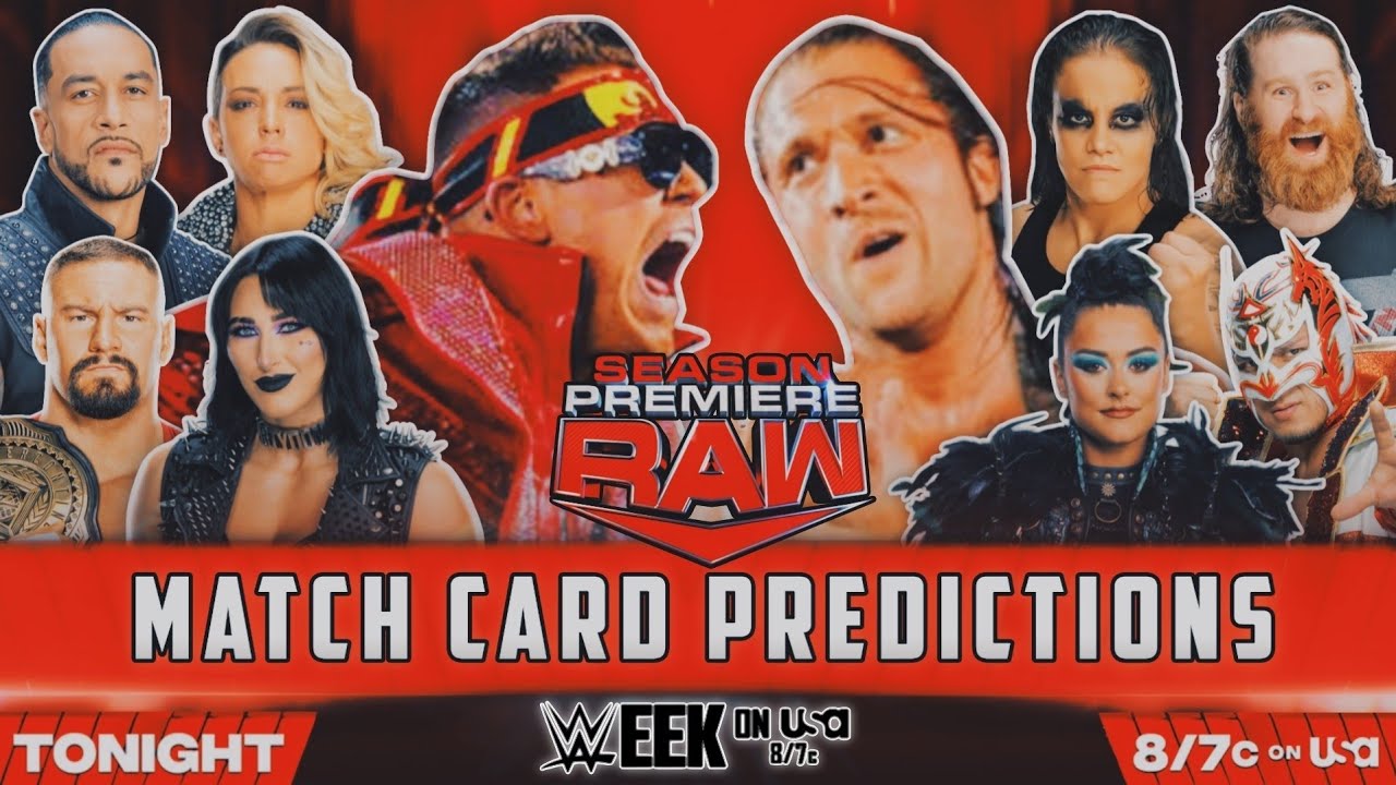 WWE Season Premiere Raw 2024 - Match Card Predictions | Boom Wrestling ...