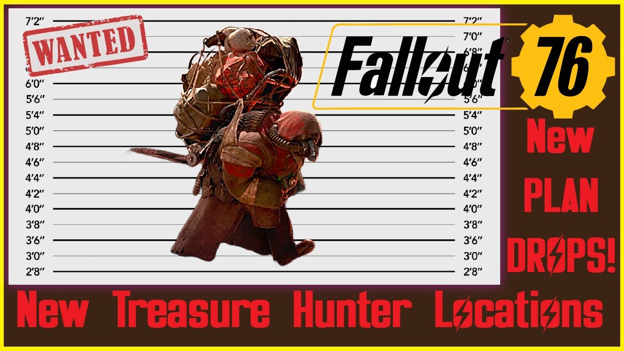 Fallout 76 NEW Treasure Hunters Locations, Plans and Rewards - YouTube