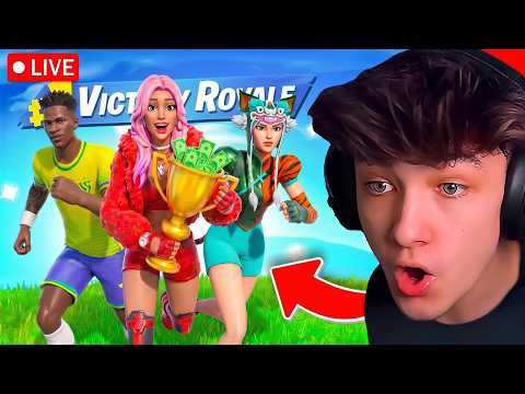 🔴LIVE! - TRIO TOURNAMENT in FORTNITE! (Free Skin Early)