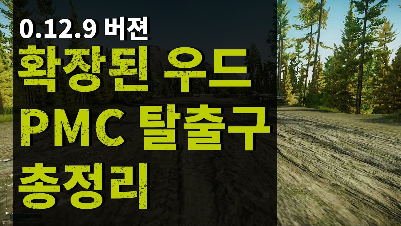 [타르코프] 확장된 우드(Wood) PMC 탈출구 총 정리 / Escape from Tarkov - YouTube