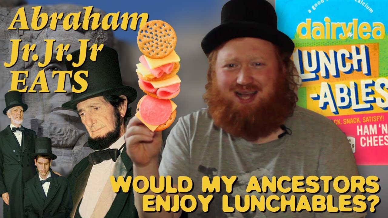 Abraham Lincoln Jr. Jr. Jr. Eats : Lunchables Mukbang - YouTube