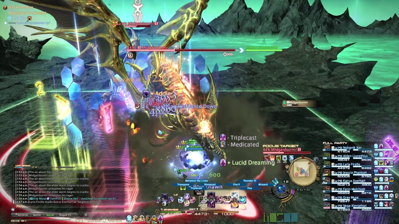 FFXIV: Omega Alphascape V2.0 (Savage) [O10S] - Week 2 First Clear [BLM ...