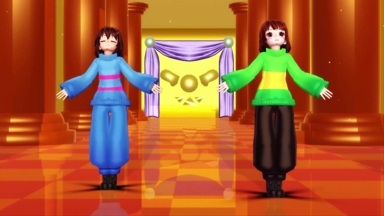 【MMD Undertale】Love Philosophia【Frisk and Chara】 - YouTube