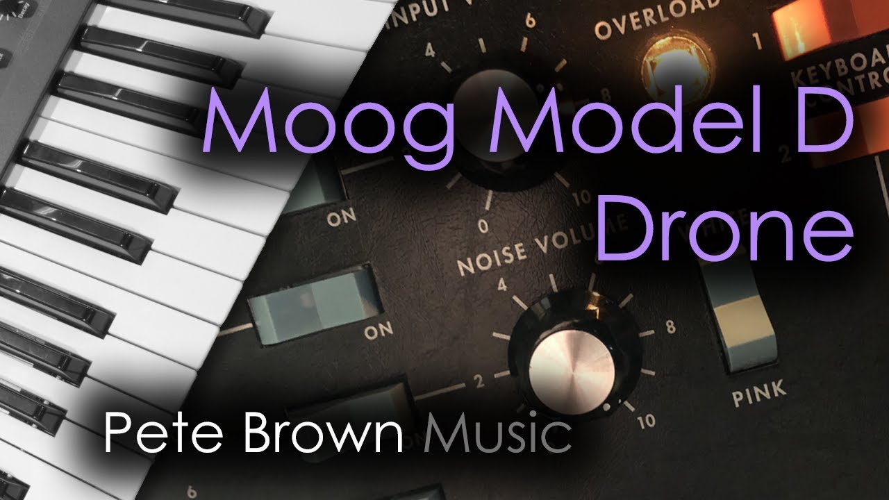 Moog Model D Drone - YouTube