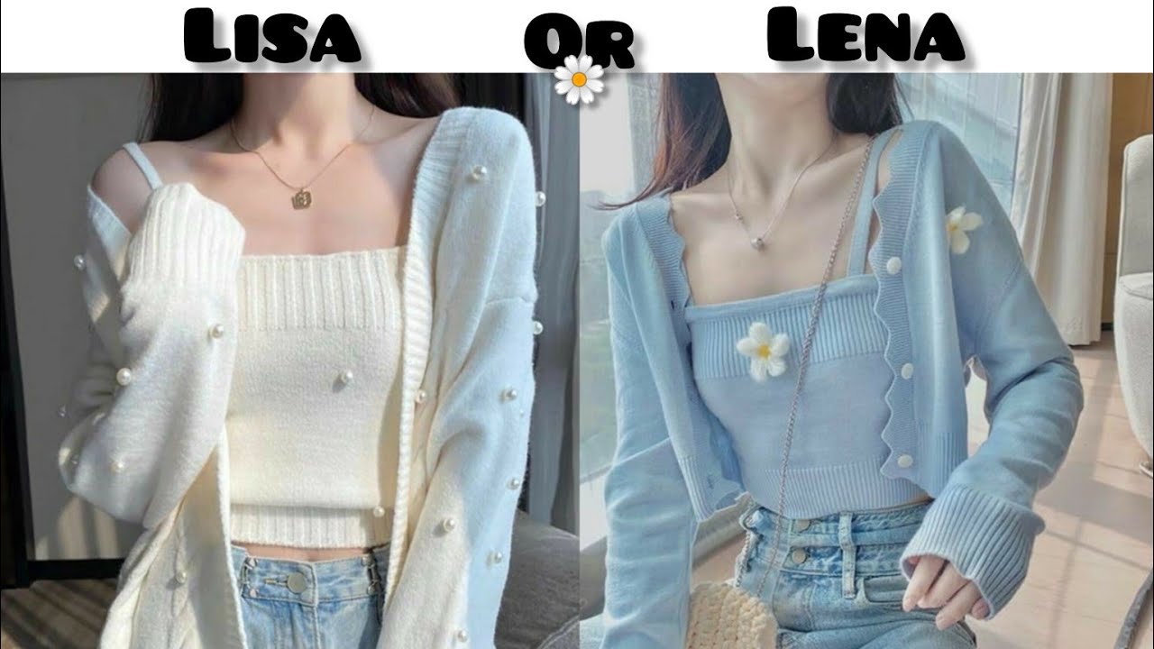 Lisa or Lena (Fashion Edition) #lisa #lisaorlena #fashion - YouTube