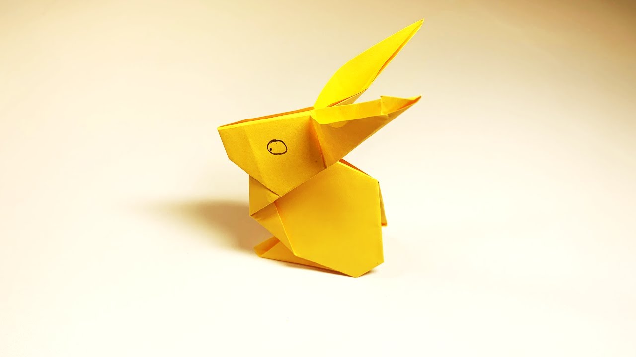How to make a paper rabbit easy steps. - YouTube