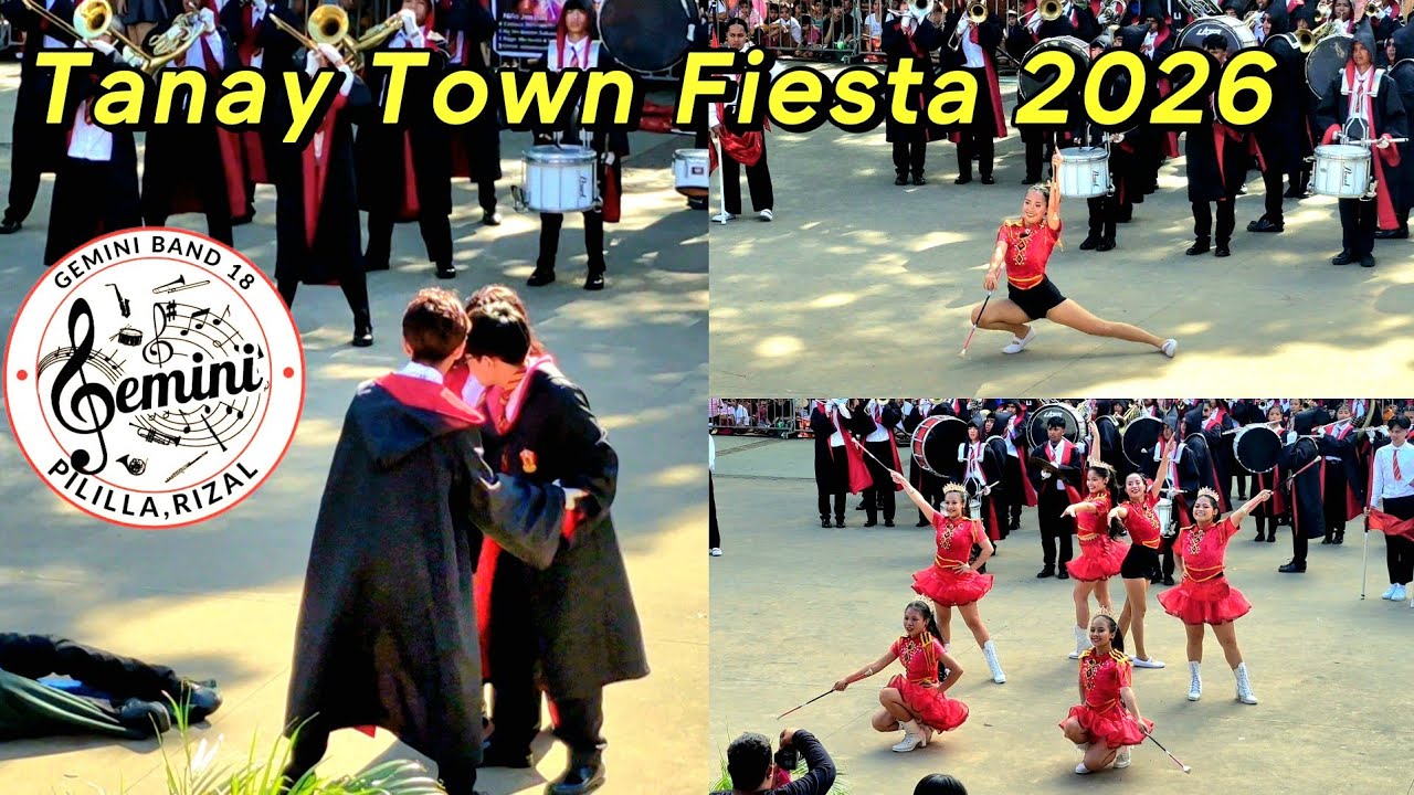 Gemini Band 18 | Tanay Town Fiesta 2026 | Drill , Solo & Group ...