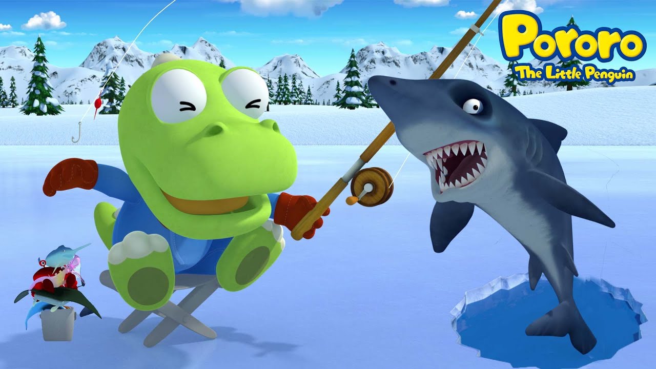 This Old Man Song(Winter Play ver.) | Pororo and Shark's Winter | Sing ...