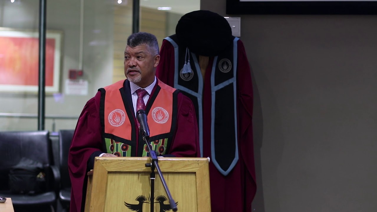 Professorial Inaugural address: Prof Cheryl Hendricks - YouTube