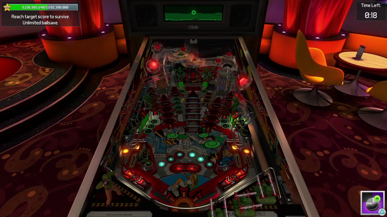 Survival Challenge on Attack from Mars, top 100 (Pinball FX3 - Williams ...