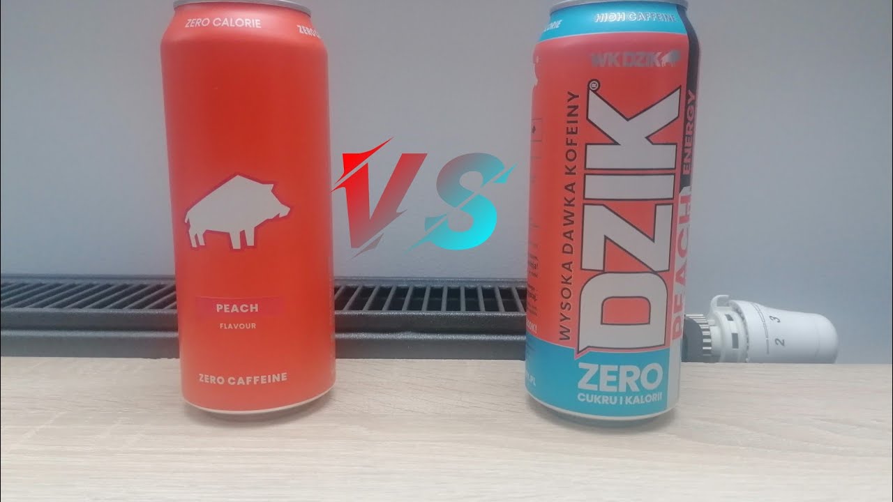 Dzik Peach Zero Caffeine vs Dzik Peach. Test, Porównanie i Recenzja ...