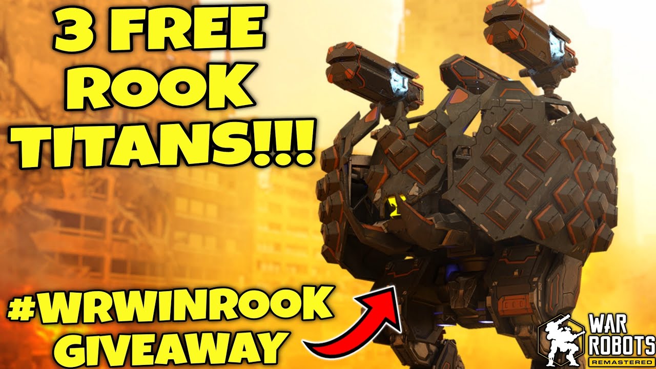 (Ended)ROOK GIVEAWAY In War Robots!!! #WRWinRook - YouTube