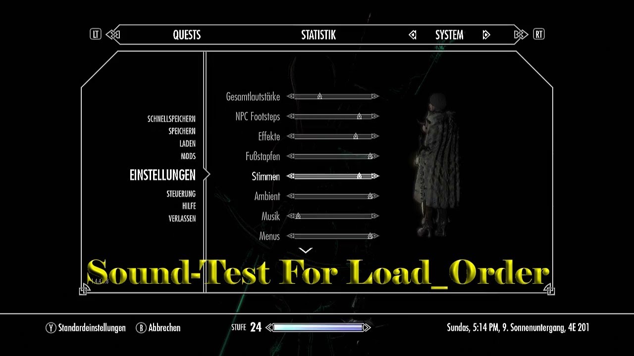 Skyrim SE Audio Mods Settings Stay Put TEST After Shutting Down Console skyrim-se-audio-mods-settings-stay-put-test-after-shutting-down-console