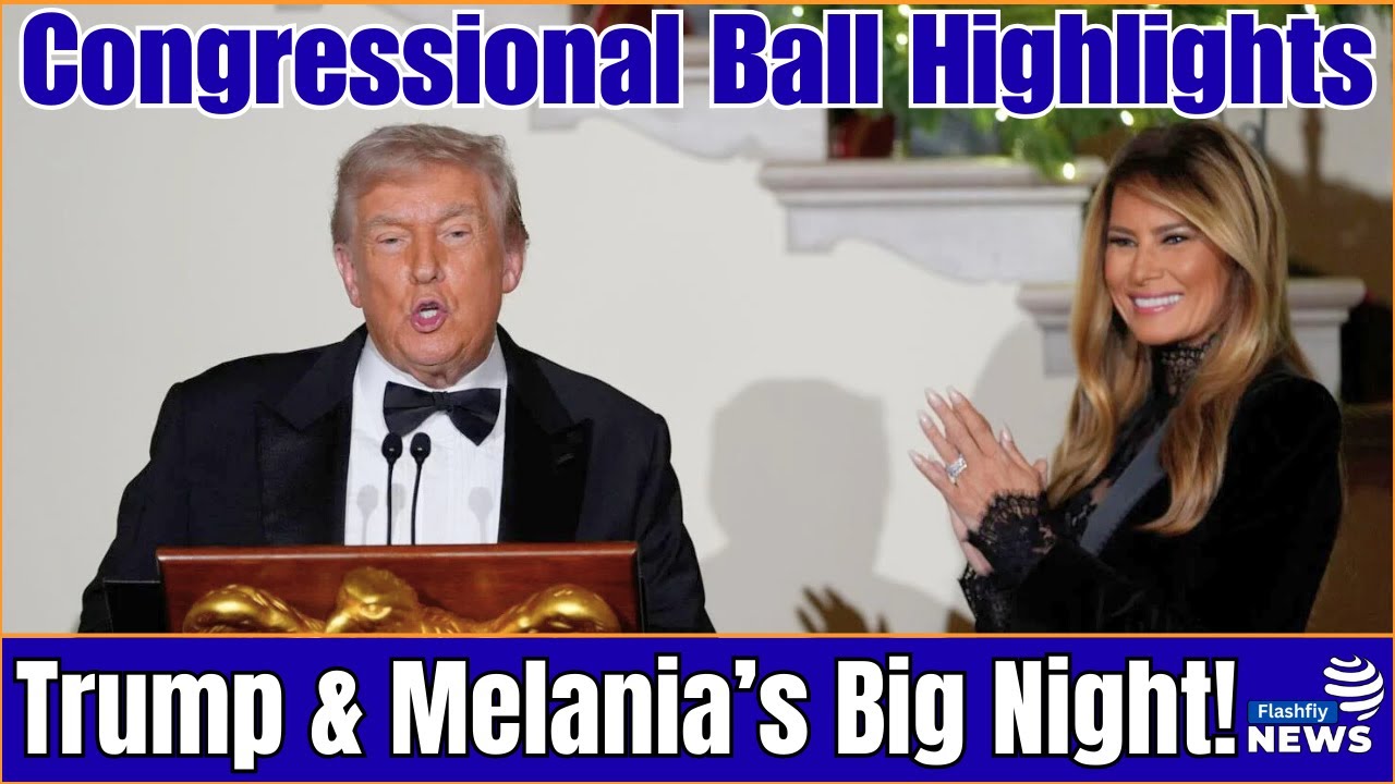 Trump & Melania Speak at White House Congressional Ball | Congressional ...