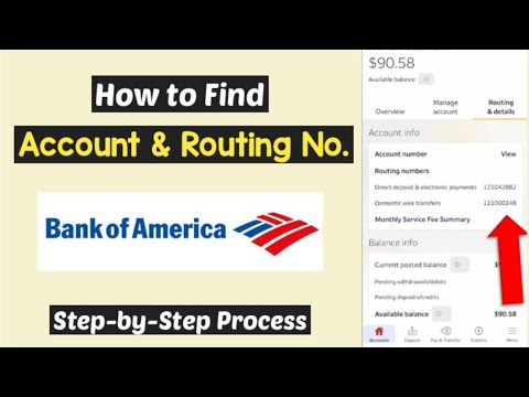 Find BOA Account and Routing Number | Bank of America's Account and ...