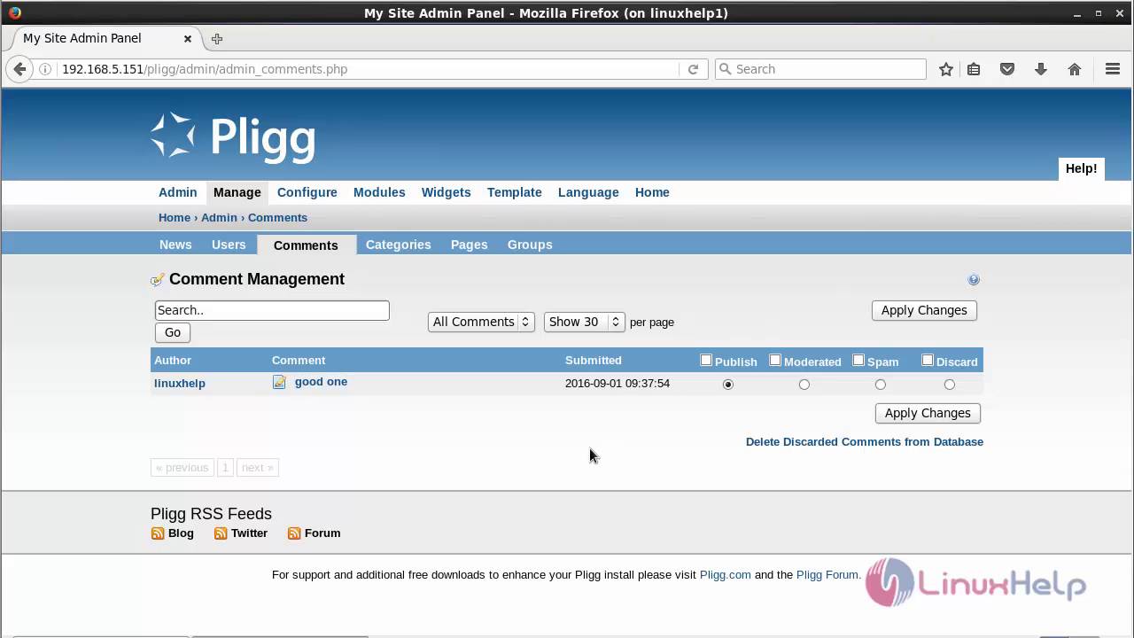 How to manage Admin in Pligg - YouTube