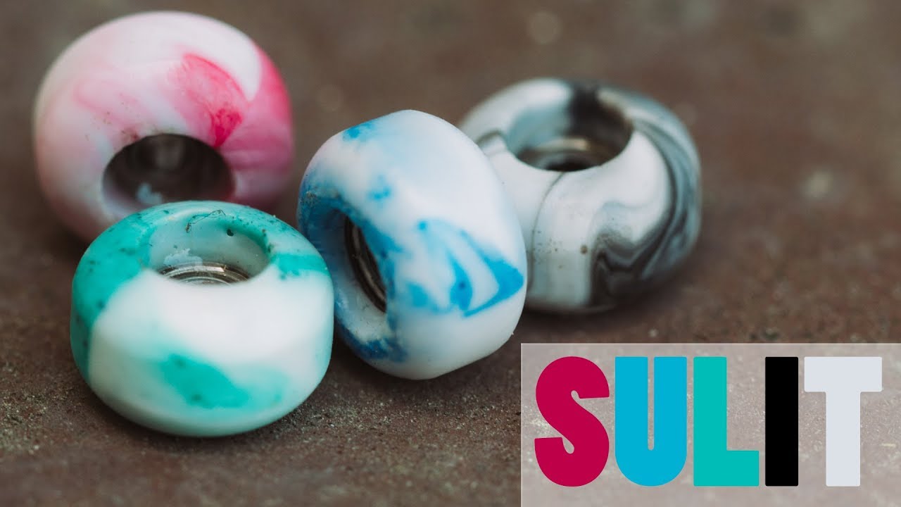 SULIT Fingerboard Wheels - Party Pack Swirls - Product Blog - YouTube