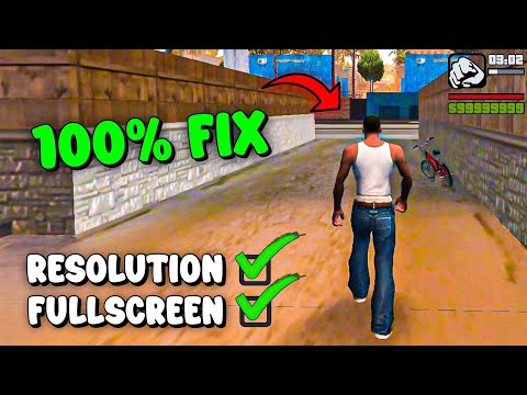 How To Fix Resolution In GTA San Andreas | GTA San Andreas Resolution Fix | English