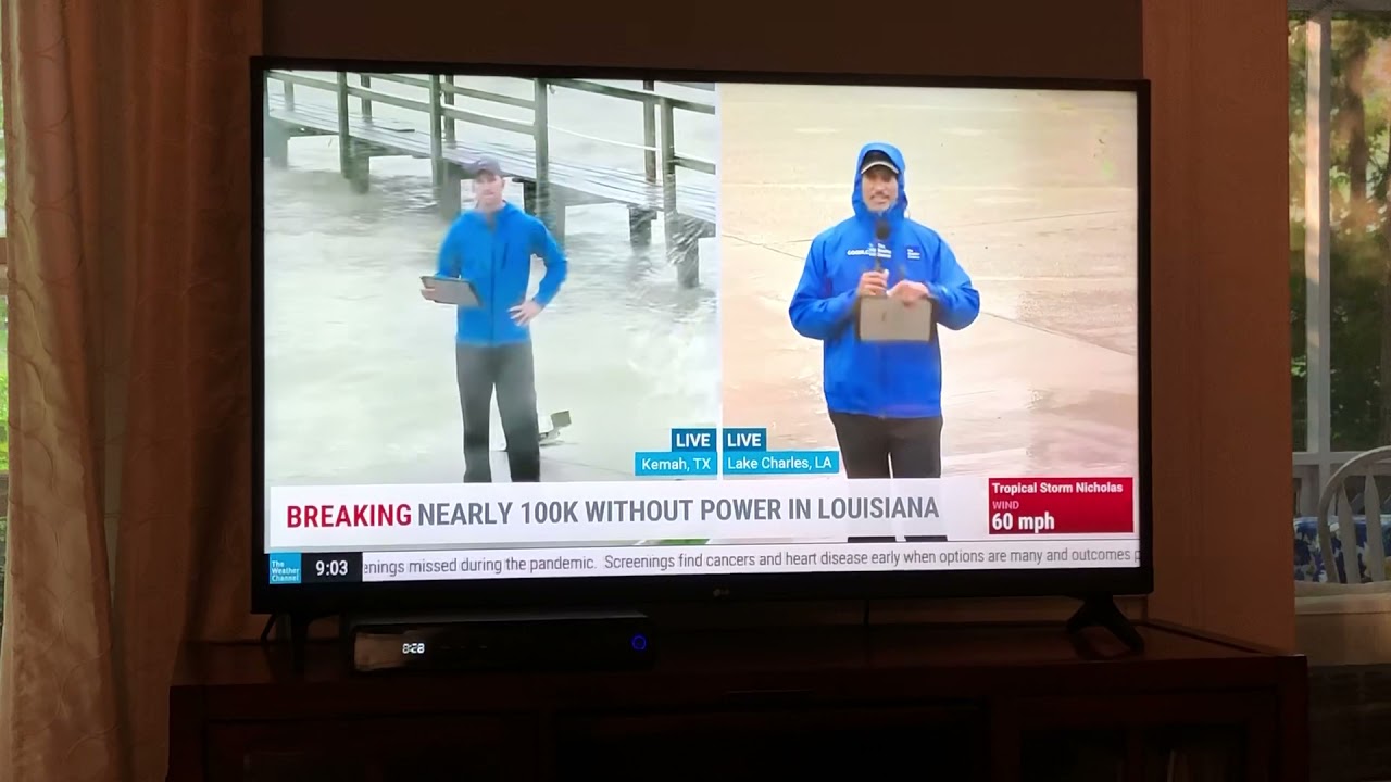 MEDARVA Weather Crawl on The Weather Channel 9/14/21 - YouTube