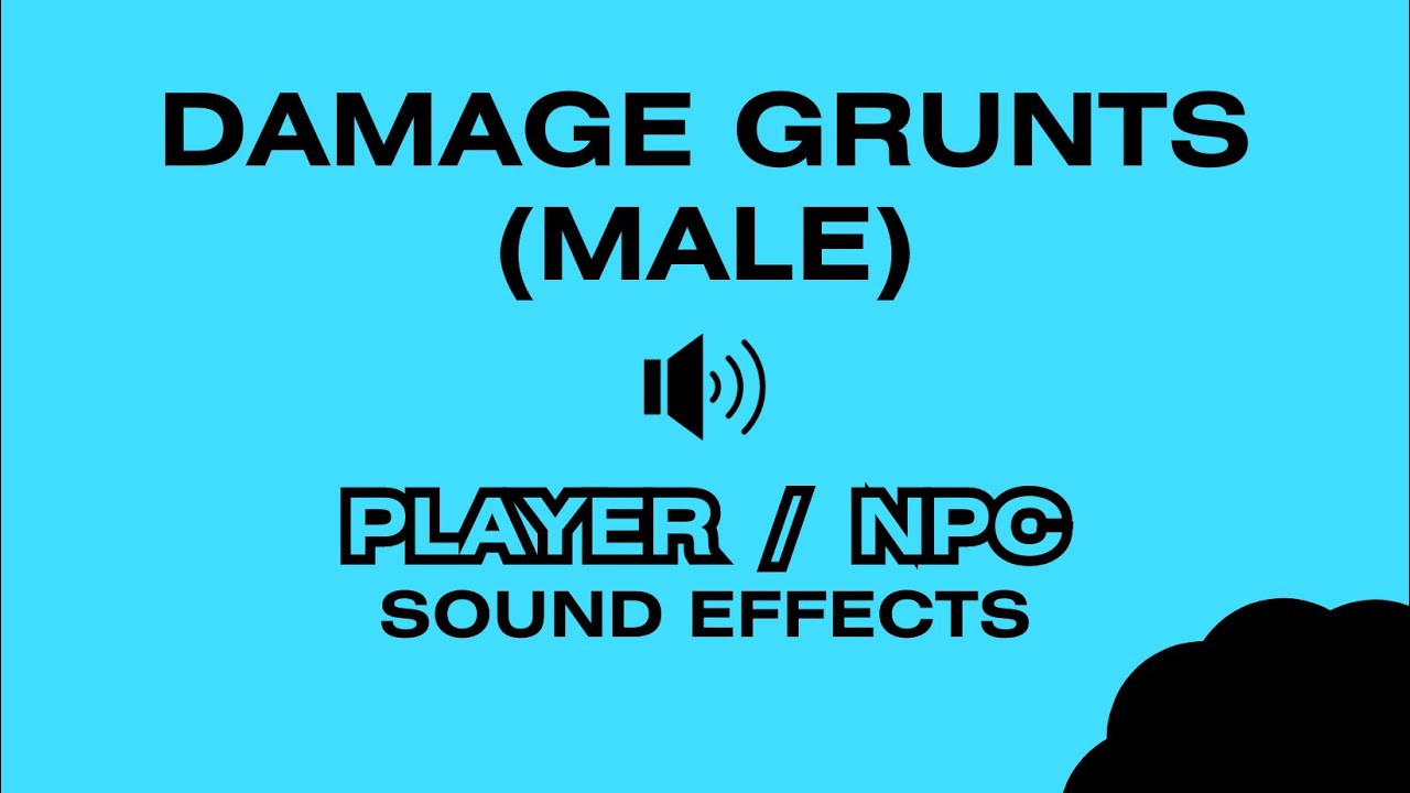 Video Game DAMAGE GRUNTS (Male) - Sound Effects - YouTube