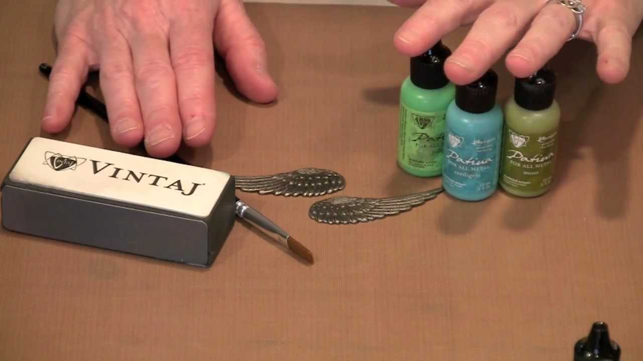 Working With Vintaj Patinas! by Joggles.com - YouTube