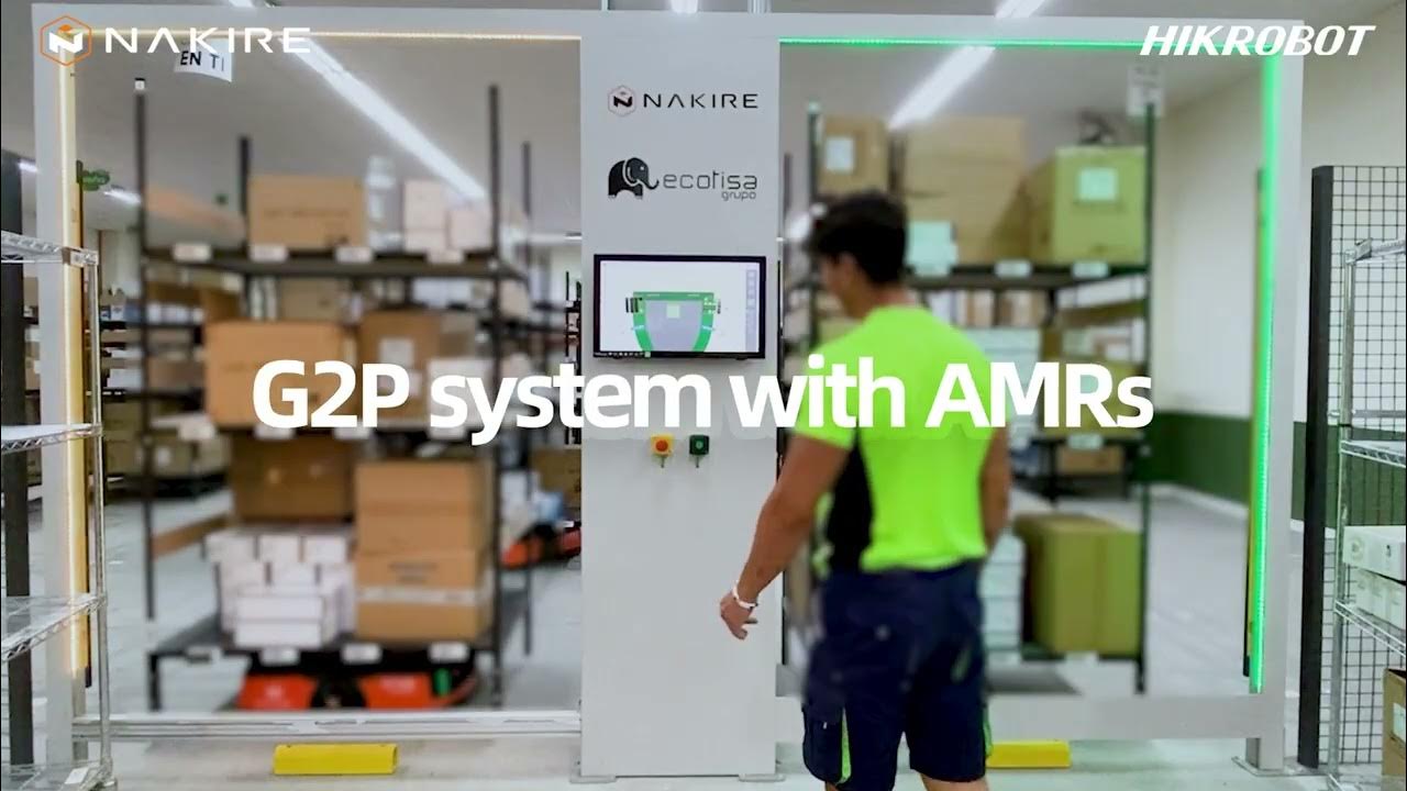G2P picking system with AMR Robots of Hikrobot - YouTube