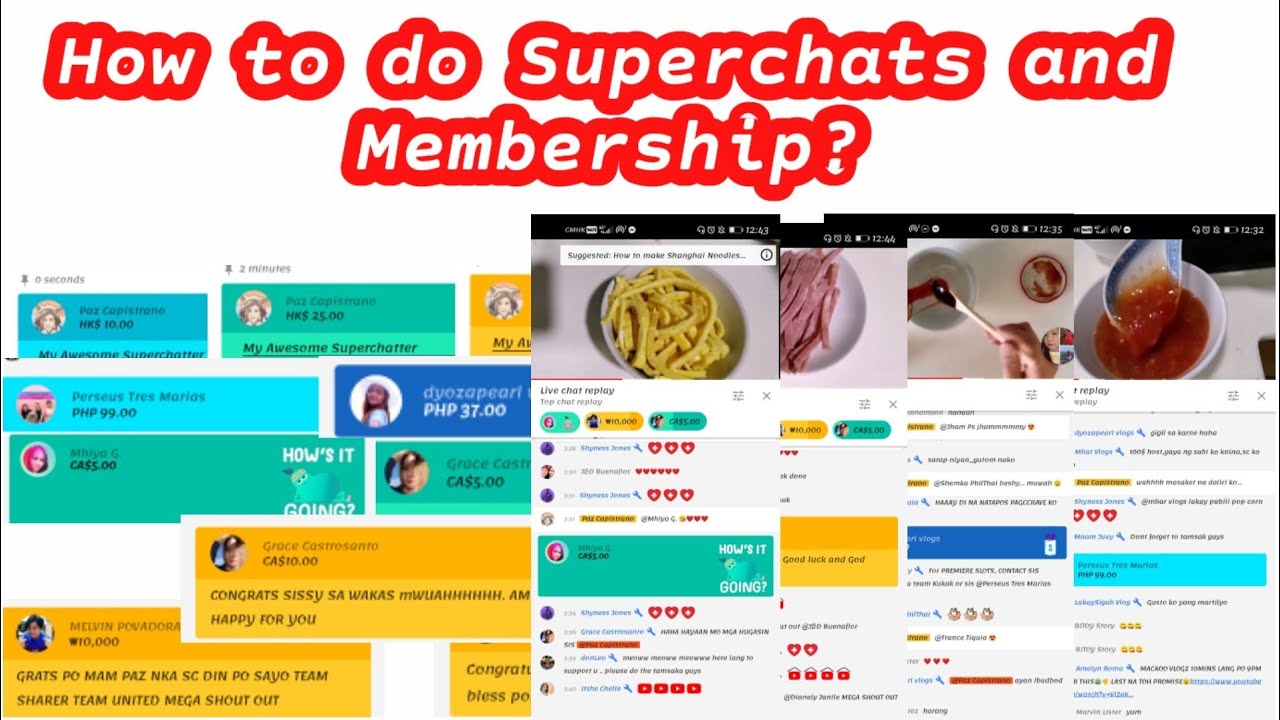 How to do Superchats in easy steps - YouTube