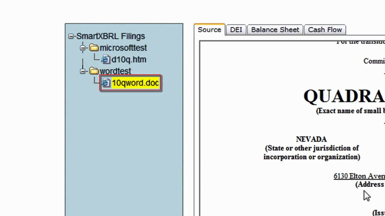 SmartXBRL: Automatically convert Word docs into EDGAR HTML - YouTube