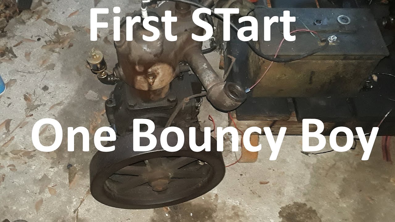 Cushman 4HP Model C Engine - First Start - A Hop, A Skip & A Jump - YouTube