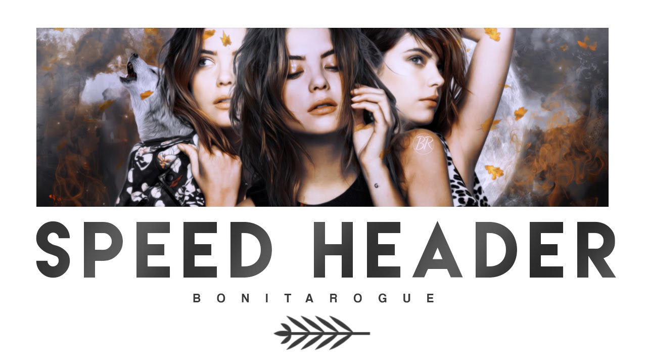 ASHLEY BENSON | WATTPAD SPEED HEADER | BONITAROGUE - YouTube