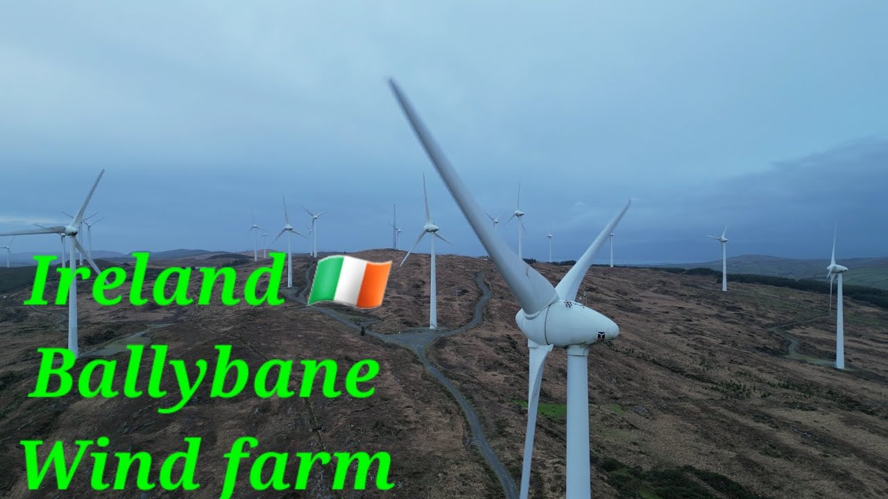 DJI mini 3 Pro 4K ... Ireland 🇮🇪 West Cork ... Ballybane Wind Farm ...