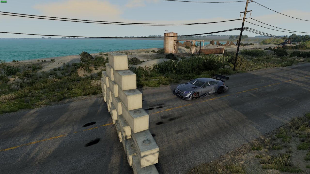 CARS vs CONCRETE WALL - BeamNG.drive - YouTube