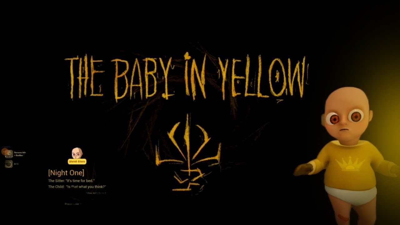 The Baby In Yellow - Gameplay Walkthrough - Night One (Part-1) - YouTube