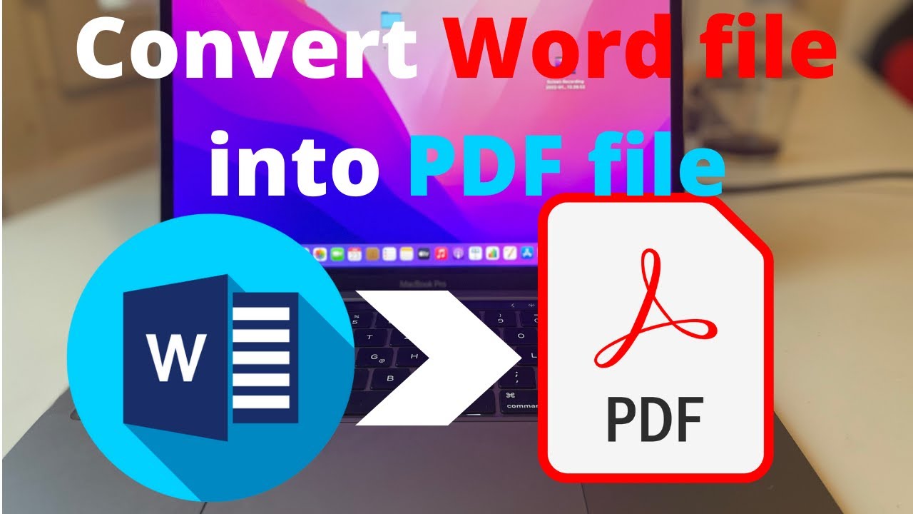 How To Convert Word File Into PDF File On Mac YouTube How To Convert Word File Into PDF File On Mac YouTube