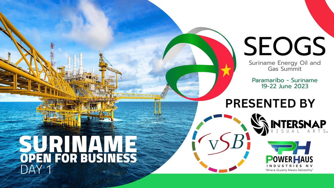 SEOGS 2023 "Suriname Open For Business" Live stream day 1 - YouTube