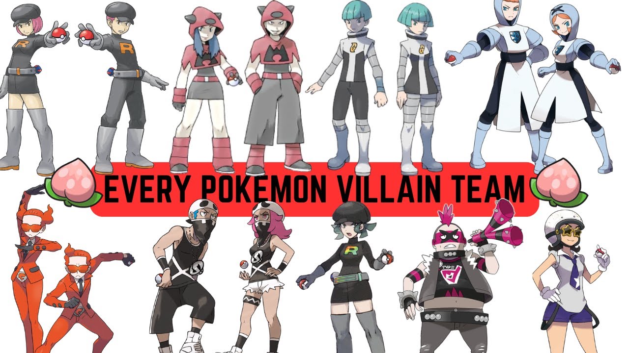 Facts About Every Pokemon Villain Team - YouTube