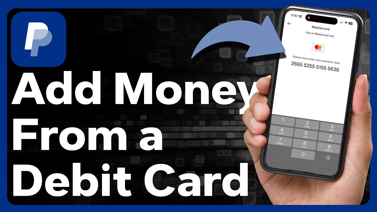 How To Add Money On PayPal From Debit Card - YouTube