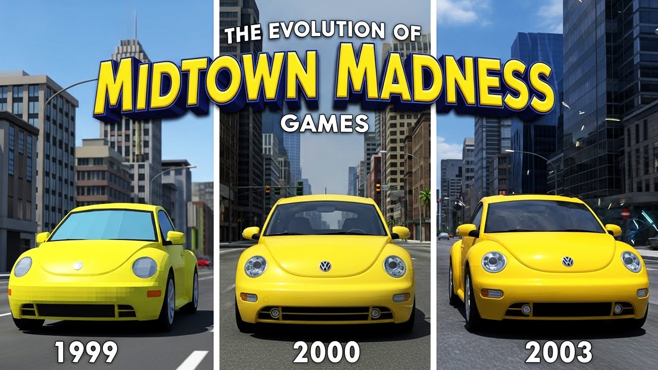 Midtown Madness: Every Game & Graphics Evolution Over the Years - YouTube