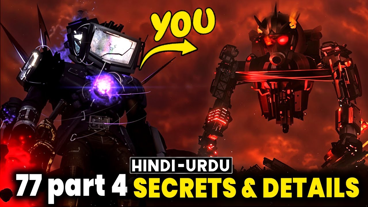 skibidi toilet EP 77 (part 4) Secrets & ALL Easter Egg Analysis Theory ...