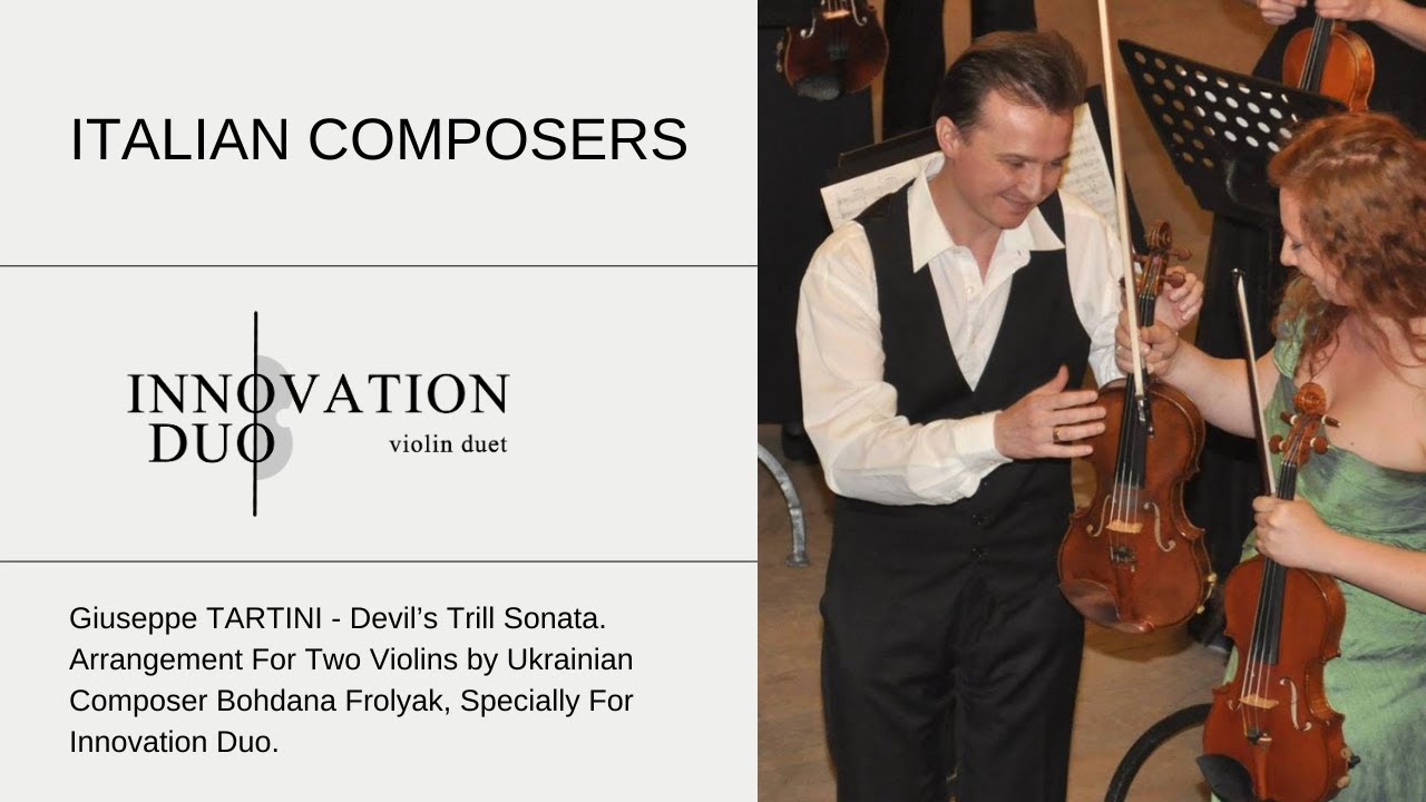 Giuseppe TARTINI - Devil's Trill Sonata arr. by Bohdana FROLYAK for ...