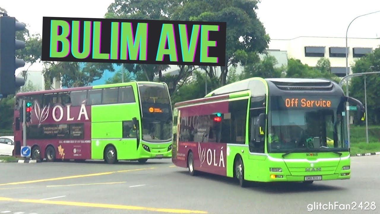Buses at Bulim Avenue, Singapore 2020 - YouTube