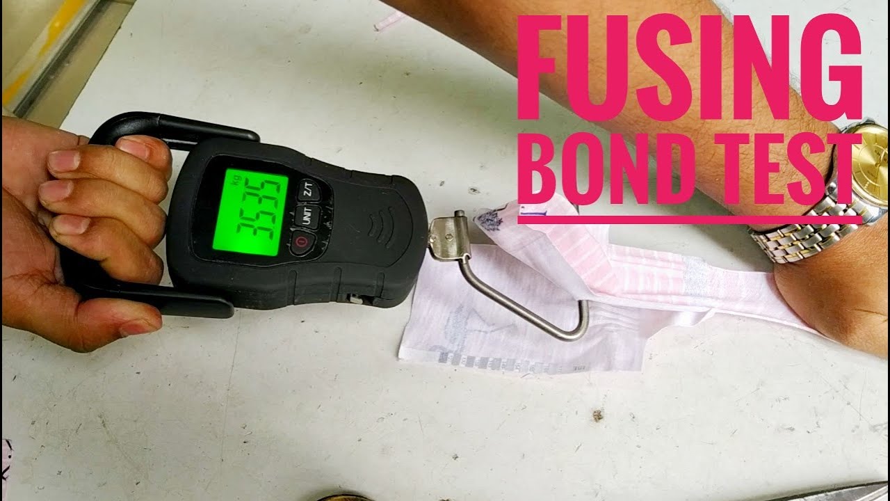 Fusing Bond Test. কিভাবে ফিউজিং বন্ড টেস্ট করবেন। - YouTube