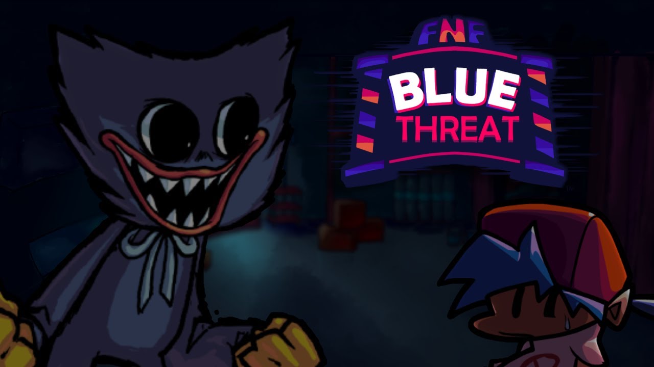 Friday Night Funkin' Blue Threat | Vs Huggy Wuggy (Poppy Playtime/FNF ...