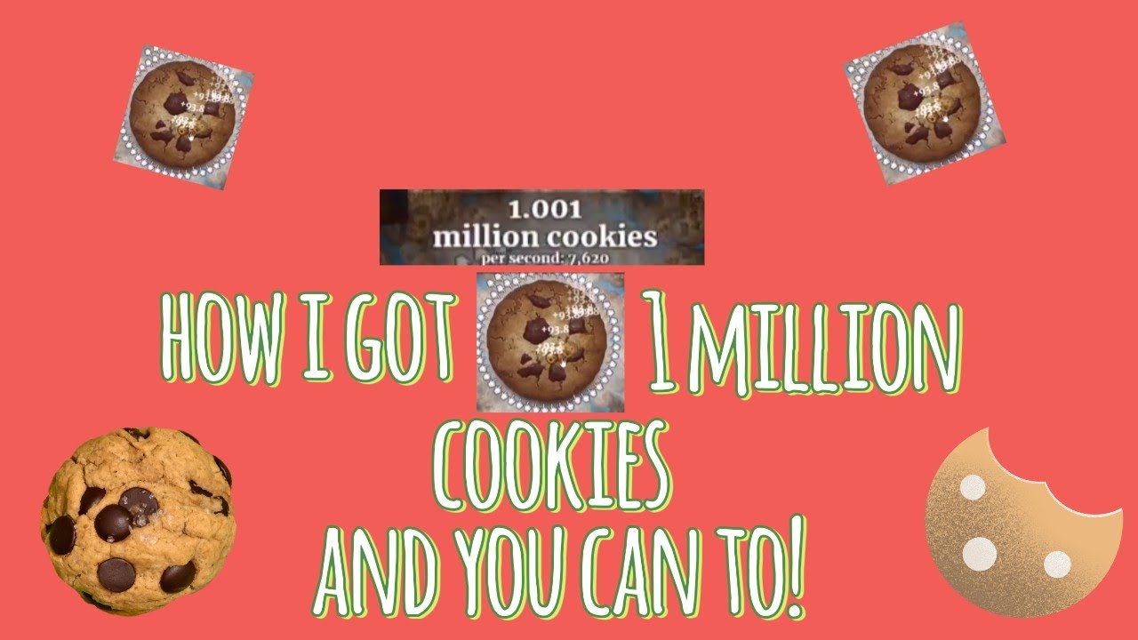 How to get to 1 million cookies in cookie clicker fast! - YouTube